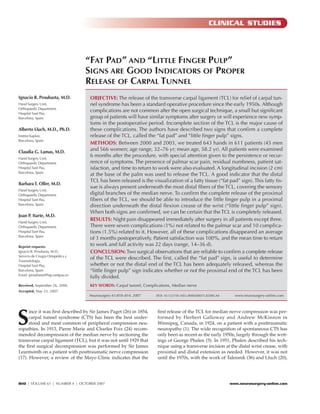"Fat pad" and "Little finger pulp" | PDF