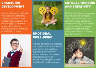 THE POWER OF HOLISTIC EDUCATION | PDF