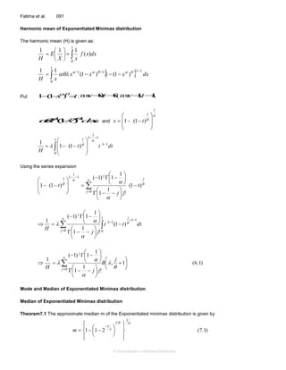 A Generalization of Minimax Distribution | PDF