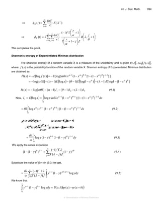 A Generalization of Minimax Distribution | PDF