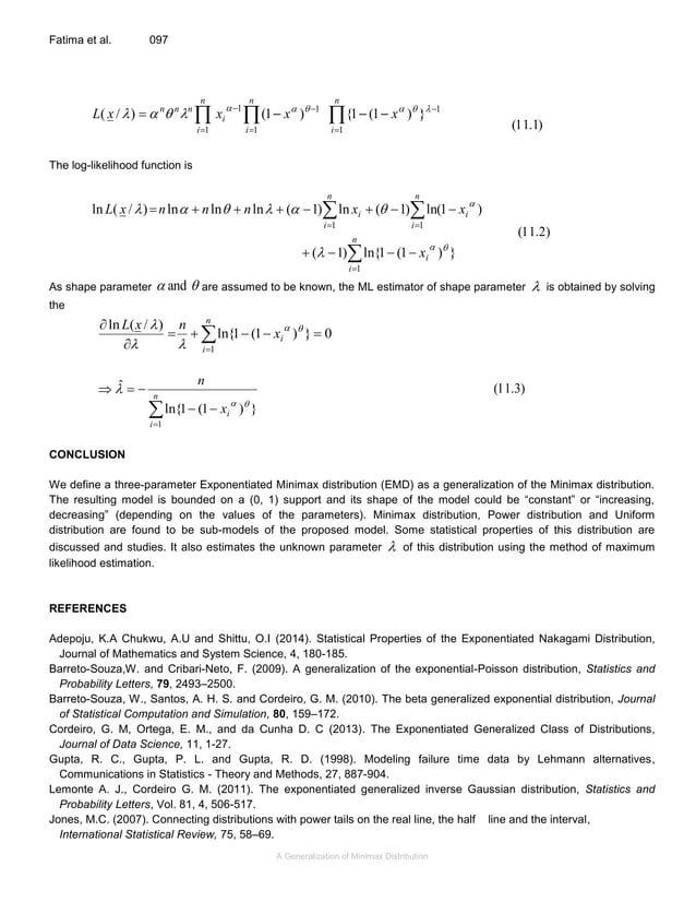 A Generalization of Minimax Distribution | PDF