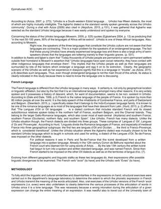 Some French expressions as used in Urhobo: a case study of the terms ...