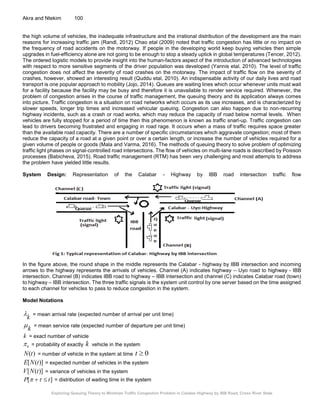 Exploring Queuing Theory to Minimize Traffic Congestion Problem in ...