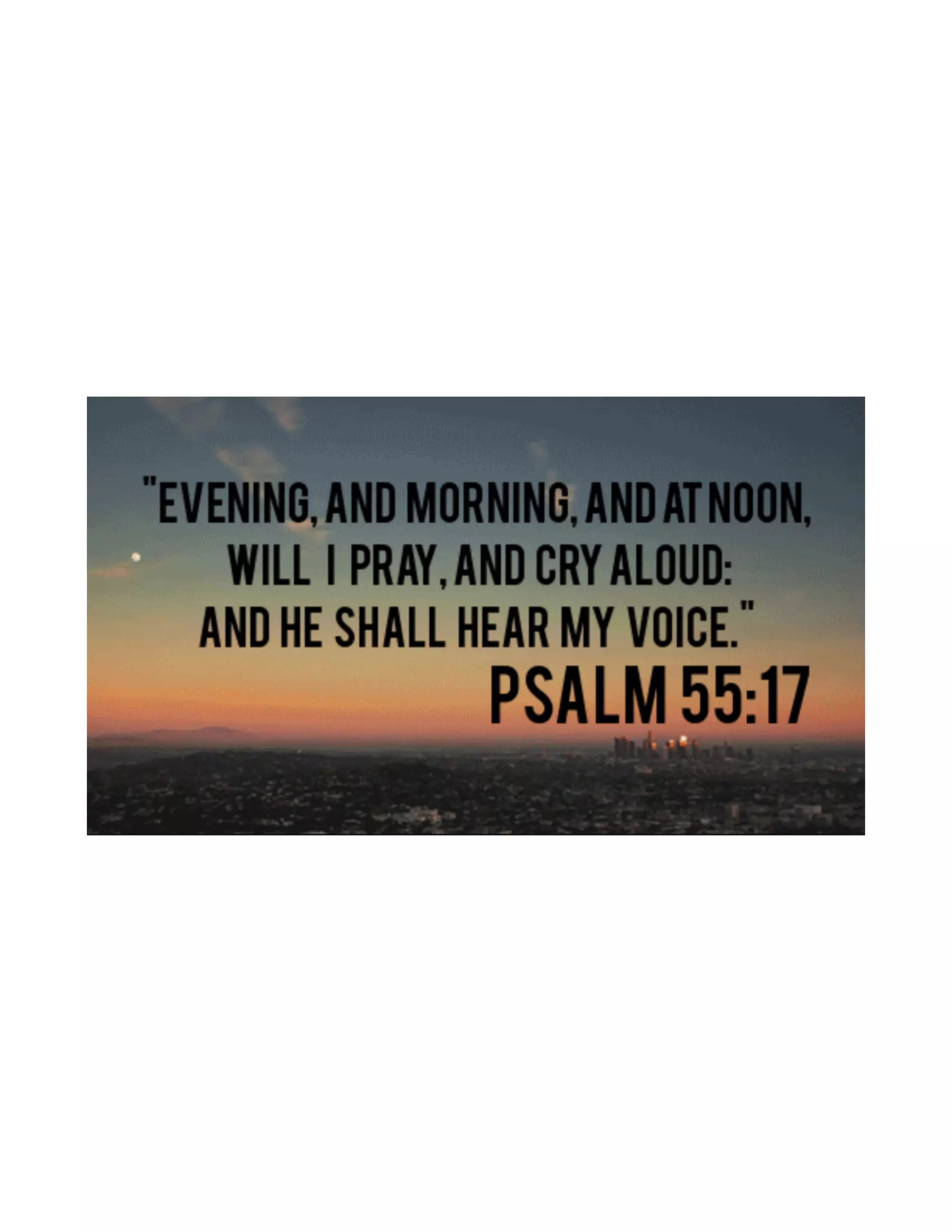Psalm 55:17 | PDF