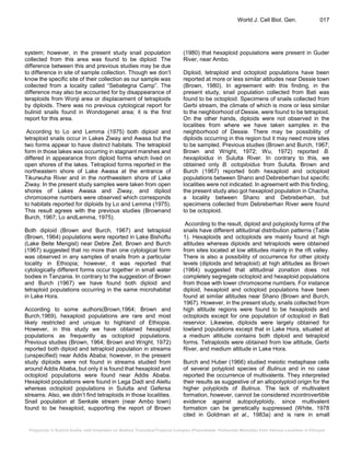 Polyploidy in Bulinid Snails, with Emphasis on Bulinus truncatus ...