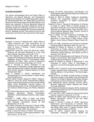 Assessment of Indigenous Knowledge of Smallholder Farmers on ...