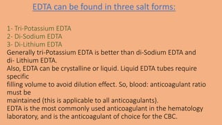 Pdf - Hematology - EDTA . | PDF