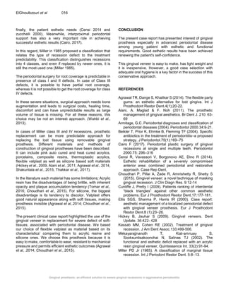 Gingival prosthesis: an efficient solution to severe gingival ...