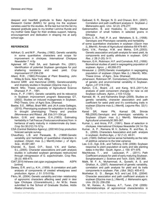 Correlation and Path analysis studies among yield and yield related ...