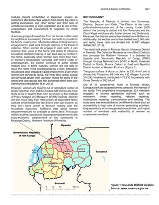 Contribution of women empowerment towards the development in Rwanda ...