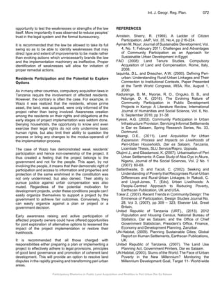 Participatory Rhetorics in Public Land Acquisition and Realities in ...