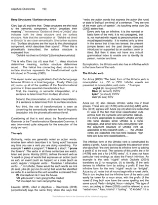 The Reflexive Verb in the Grammar of the Urhobo Language | PDF