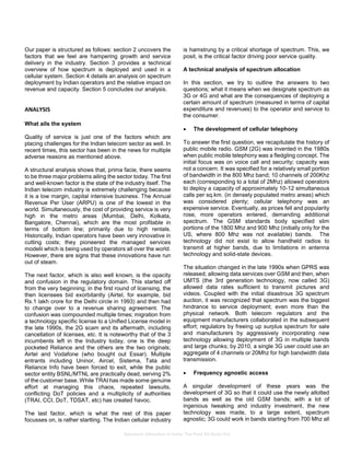 Spectrum Allocation in India: The Post 2G Scam Era | PDF
