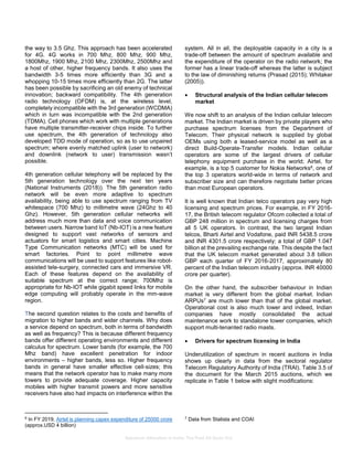 Spectrum Allocation in India: The Post 2G Scam Era | PDF