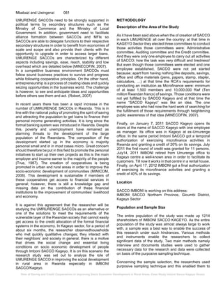 Role of Saving and Credit Cooperatives in Improving Socio Economic ...