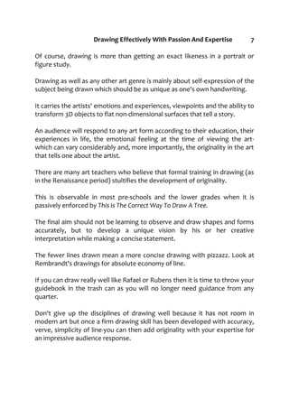 Realistic Pencil Portrait Drawing | PDF