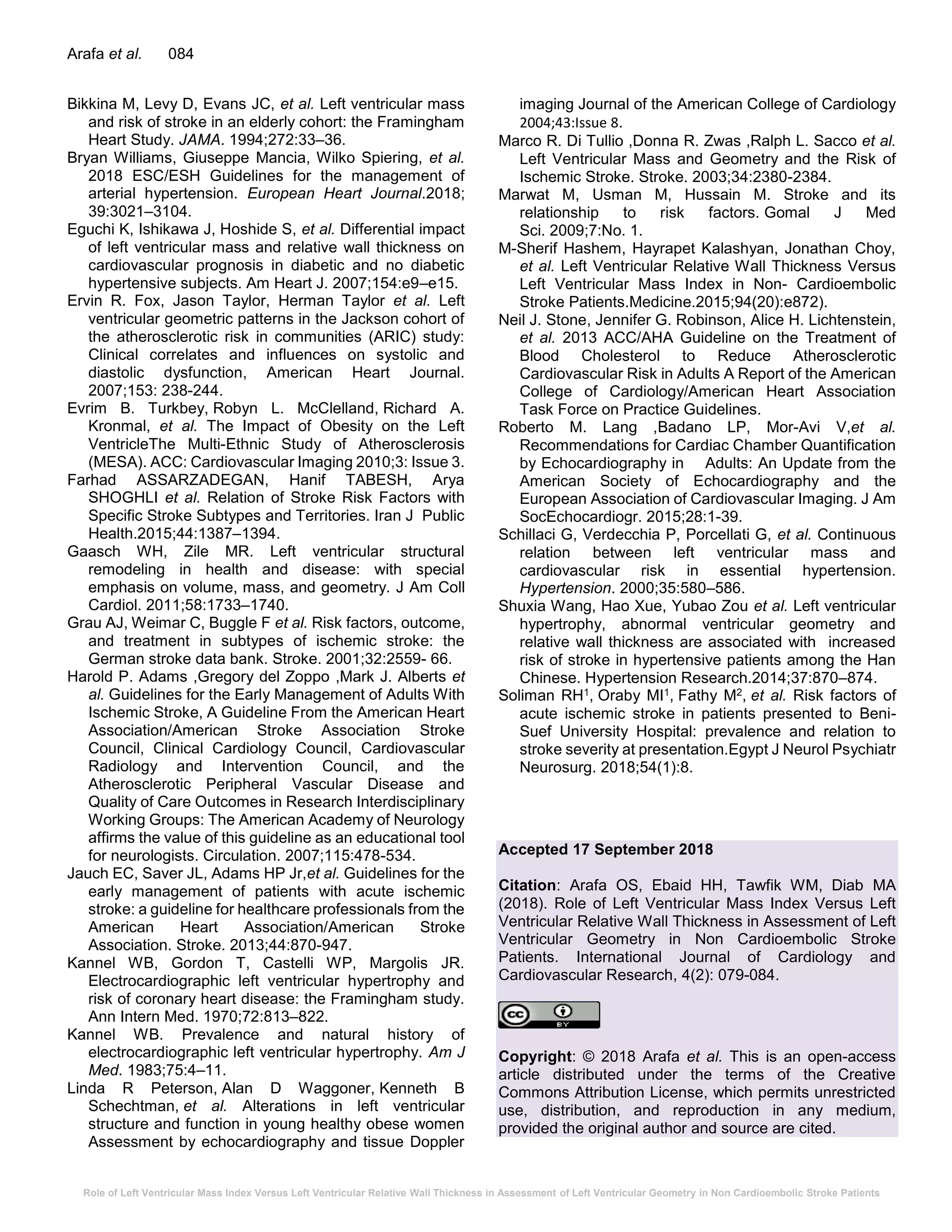 Role of Left Ventricular Mass Index Versus Left Ventricular Relative ...