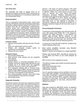 Role of Left Ventricular Mass Index Versus Left Ventricular Relative ...