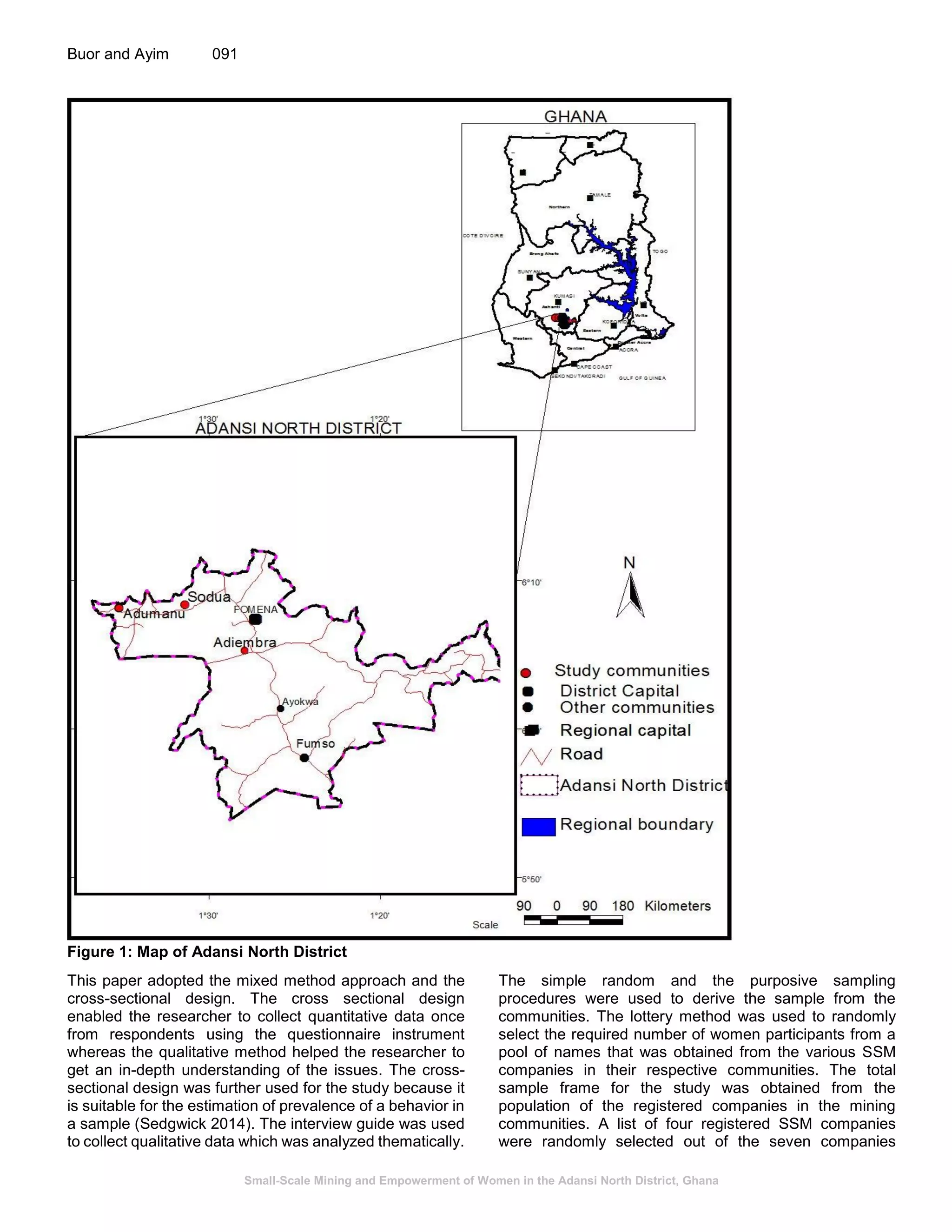 Small-Scale Mining and Empowerment of Women in the Adansi North ...