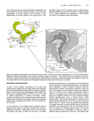 Biomarker Evaluation of Hopanoid and Steroid Distributions in some ...