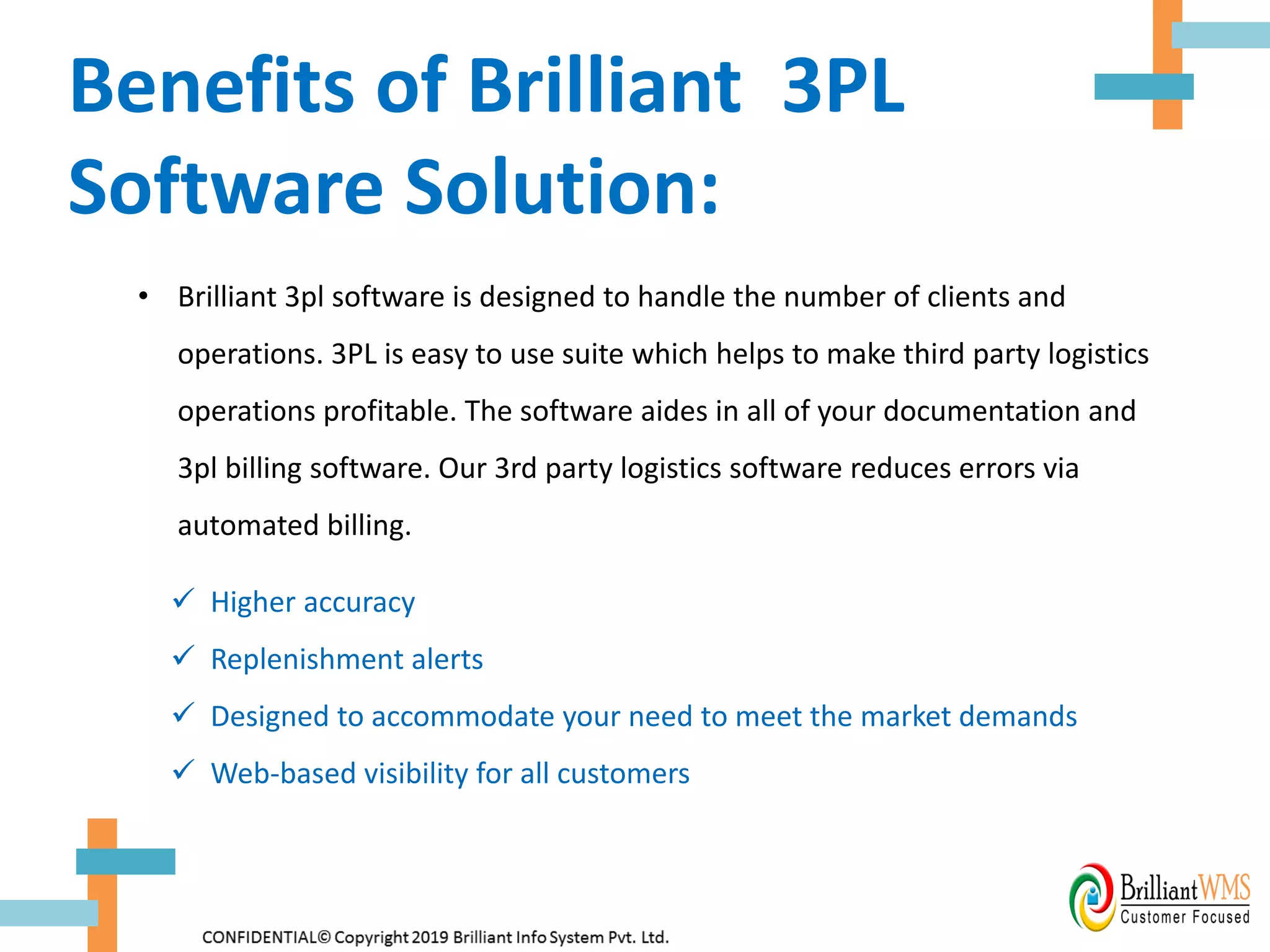 3PL Logistic Software | PPT