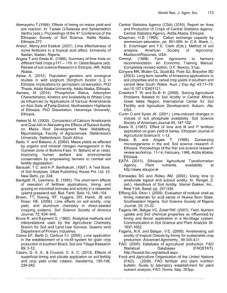 Effect of Lime and Phosphorus Fertilizer on Acid Soil Properties and ...
