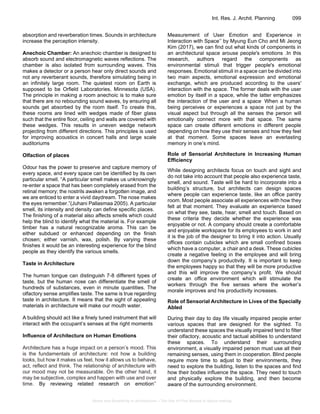 Sense and Sensitivity in Architecture – The Use of Five Senses in Space ...