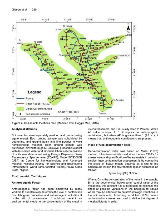 Geo-Environmental Impact Assessment of Urbanization on Top Soil in ...
