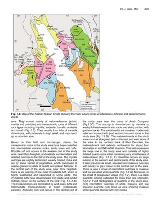 Geological and Geochemical Characterization of the Neoproterozoic ...