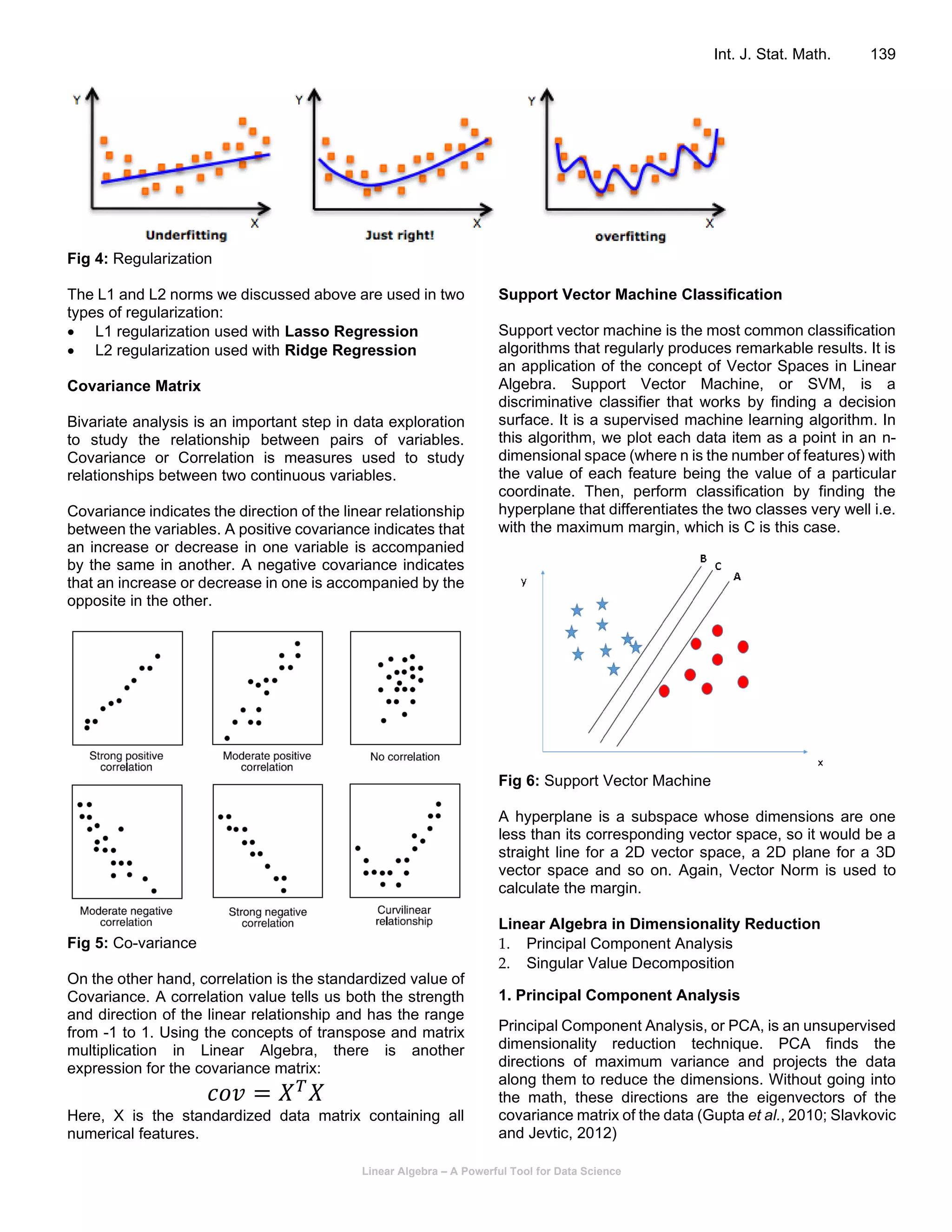 Linear Algebra – A Powerful Tool for Data Science | PDF