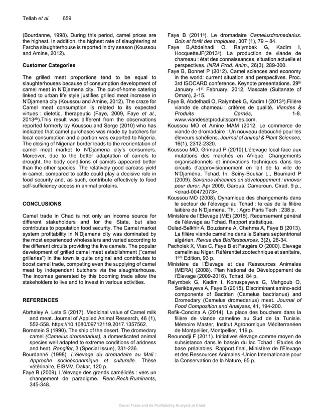 Camel Trade and its Profitability Analysis in Chad | PDF