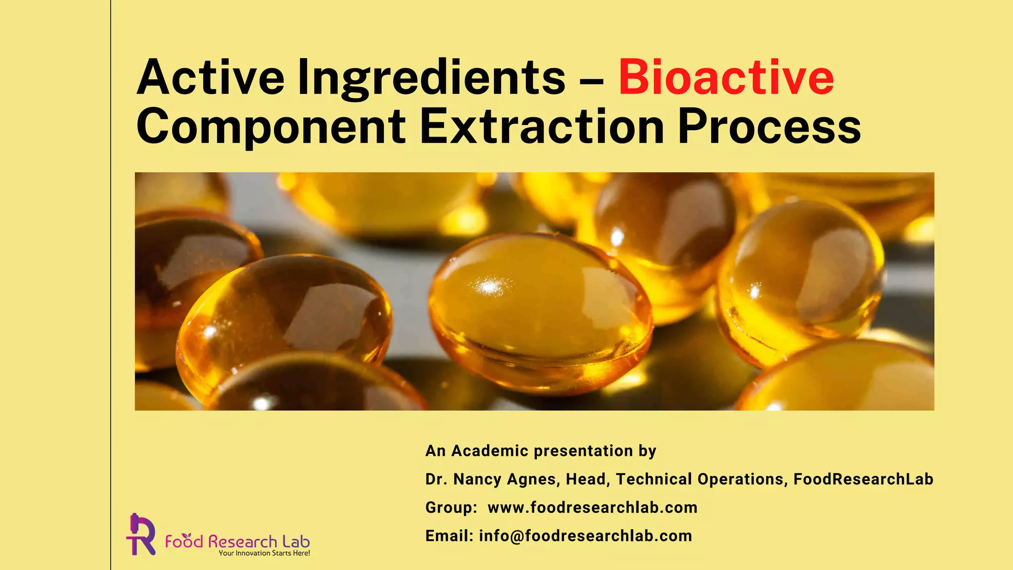 Bioactive Compound Extraction Process Pdf