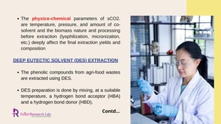 Bioactive compound extraction process | PDF