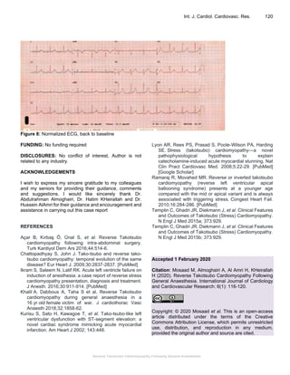 Reverse Takotsubo Cardiomyopathy Following General Anaesthesia | PDF