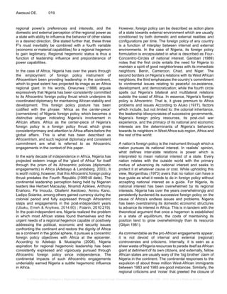A Critical Review of Nigeria’s Regional Hegemonic Aspirations through ...