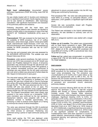 Successful Valve in Ring Abolishing the Stenosis and Regurgitation with Robust Clinical Impact ...
