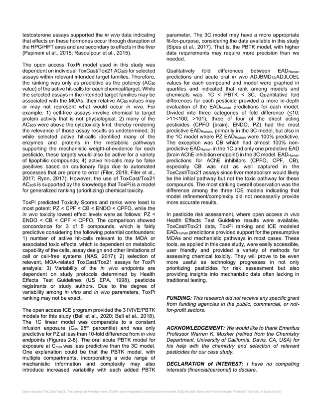 Open Access ToxCast/Tox21, Toxicological Priority Index (ToxPi) and ...
