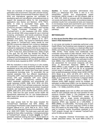 Open Access ToxCast/Tox21, Toxicological Priority Index (ToxPi) and ...
