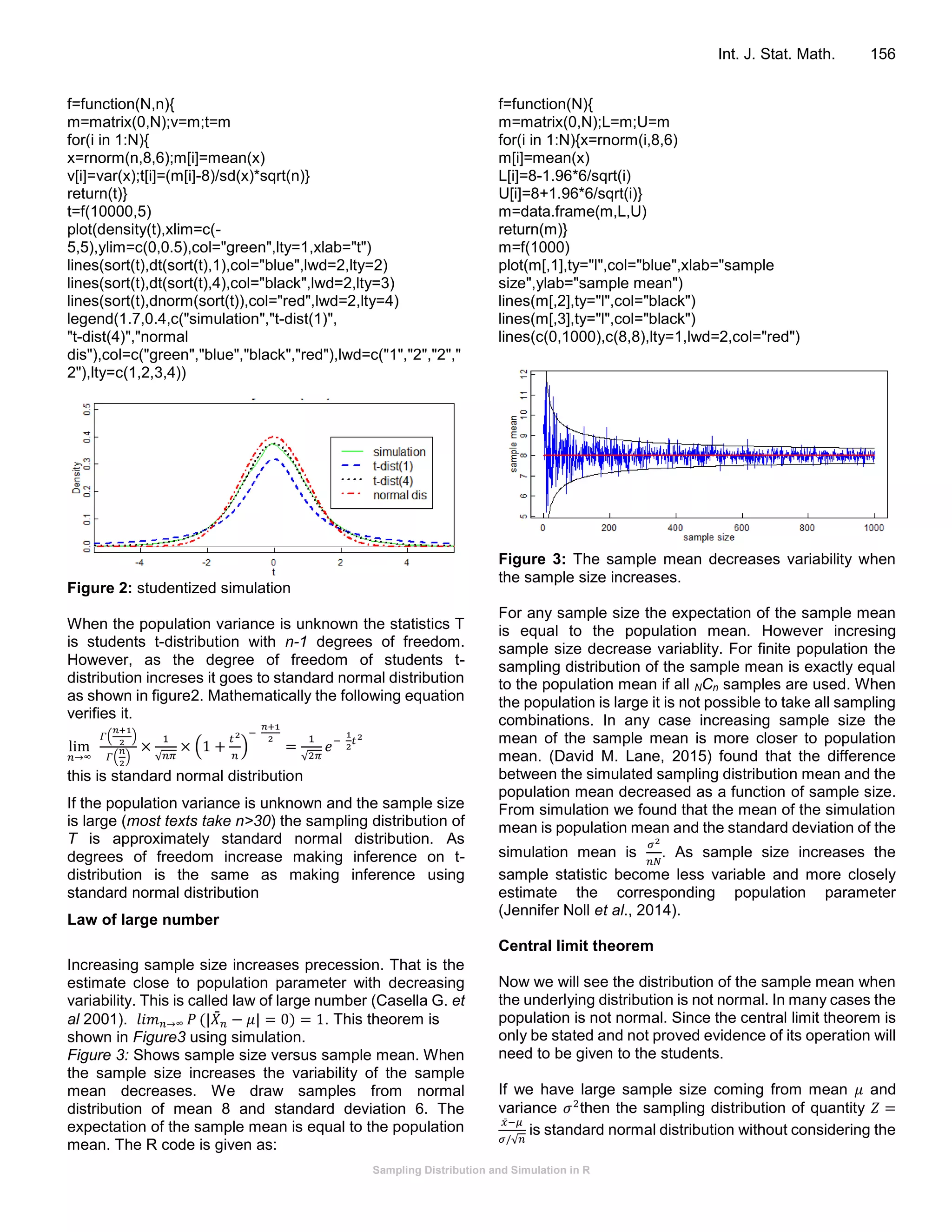 Sampling Distribution and Simulation in R | PDF