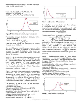 Sampling Distribution and Simulation in R | PDF