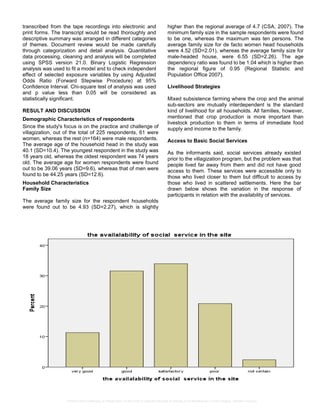 Practice and Challenges of Villagization, In the Case of Selected ...