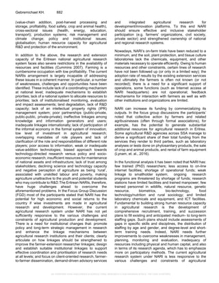 AN OVERVIEW of the CHALLENGES of AGRICULTURAL RESEARCH in SUB-SAHARAN AFRICA: THE CASE of ...