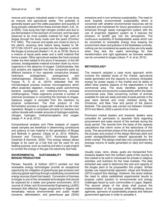 Harnessing the Power of Agricultural Waste: A Study of Sabo Market, Ikorodu, Lagos State ...