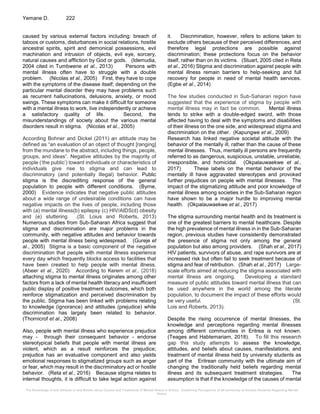 The Knowledge of and Attitude to and Beliefs about Causes and ...