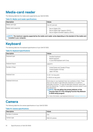 Dell G5 SE 5505 | PDF