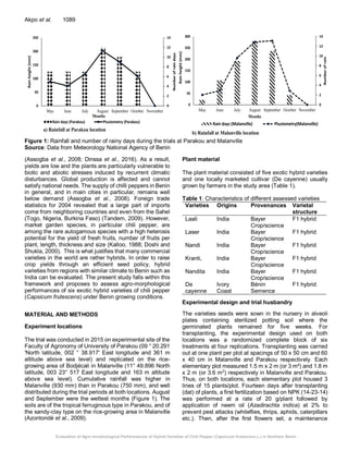 Evaluation of Agro-morphological Performances of Hybrid Varieties of ...