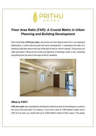 Floor Area Ratio (FAR): A Crucial Metric in Urban Planning and Building ...