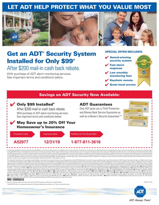 ADT Home Security | PDF | Home Security | Home & Garden