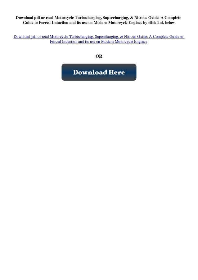 (PDF) book Motorcycle Turbocharging Supercharging & Nitrous Oxide A ... (PDF) book Motorcycle Turbocharging Supercharging & Nitrous Oxide A ...