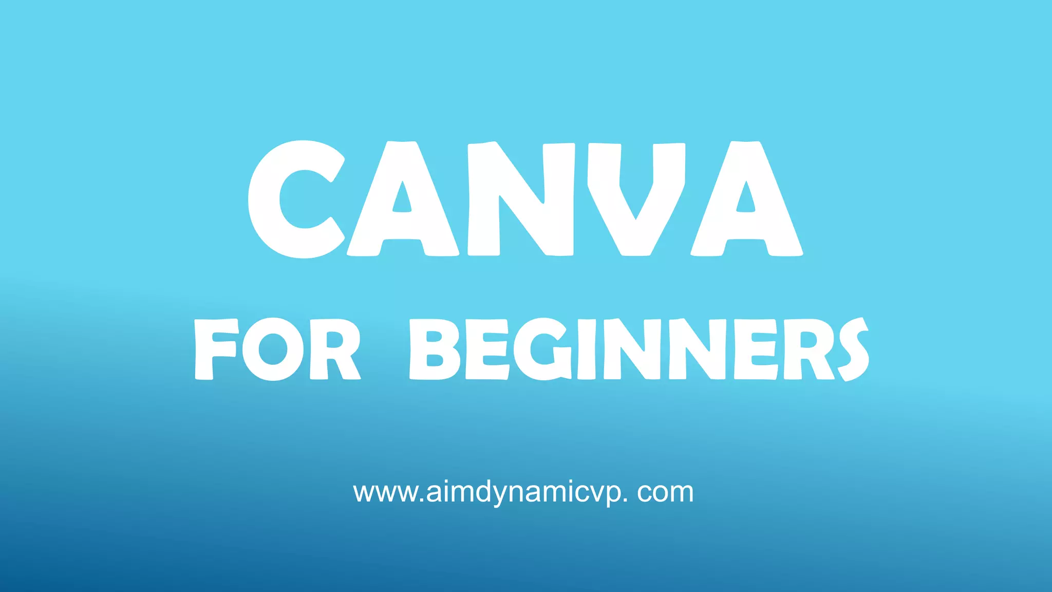 How to Use Canva for Beginners | PDF